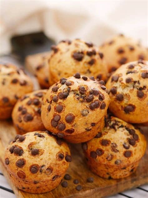 Chocolate Chip Muffins Vegan The Cheeky Chickpea