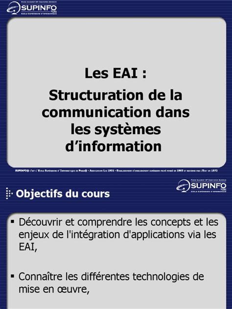 Eai 2007 2008 Pdf Progiciel De Gestion Intégré Middleware