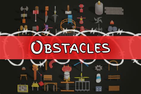 Obstacles Pack 3d Props Unity Asset Store
