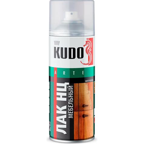 Лак для дерева нитроцеллюлозный (НЦ) мебельный глянцевый KUDO KU-9008 ...