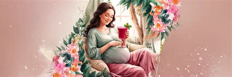 A Pregnant Woman Enjoying A Beetroot Smoothie For Heart And Blood Sugar