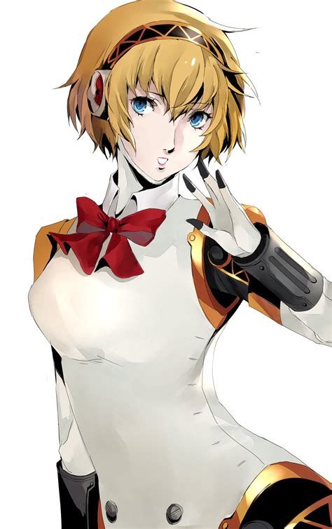 Safebooru 1girl Aegis Persona Android Blonde Hair Blue Eyes Bow