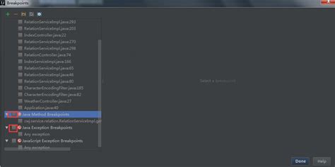 idea在DEBUG出现Method breakpoints may dramatically slow down debugging 一直卡在 dataSource inited