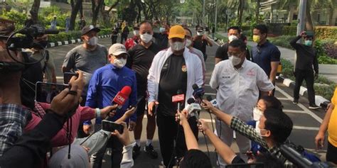 Airlangga Cak Imin Jalan Pagi Bareng Tolak Dikaitkan Dengan Koalisi