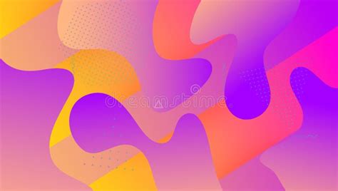 Gradient Layout Graphic Page Art Liquid Flyer Stock Vector
