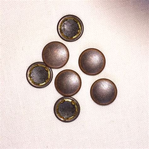 Gripper Snaps All Antique Brass Finish Size 16 Set Of 25 Cap Etsy