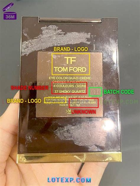 Tom Ford Batch Code Checker Cosmetic Calculator Batch Code Checker