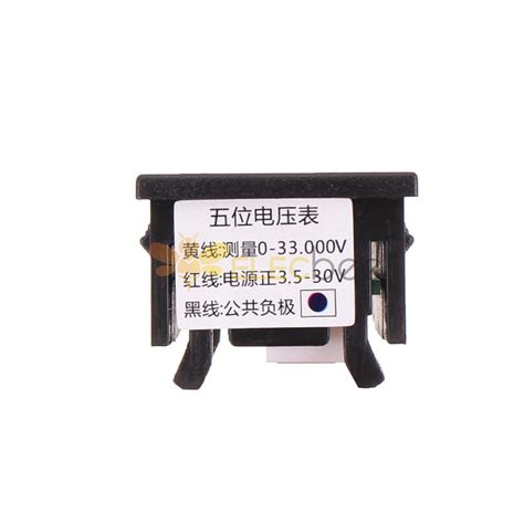 DC 4V 30V 0 36 英寸 5 位迷你 LED 顯示數字電壓表電壓檢測器面板儀表高精度 3 線