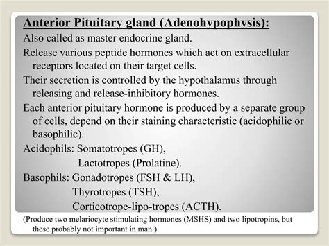 Anteriorpituitaryhormoneanaloguesinhibitors 191026081020pdf