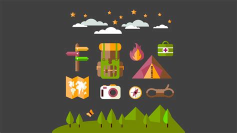 Ppt Clipart7 Camping Set캠핑 파워포인트 소스 Leehyekang 친절한 혜강씨 Hanzi