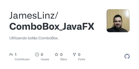 Github Jameslinzcomboboxjavafx Utilizando Botão Combobox