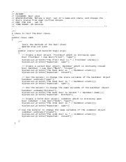 Lab5 Java AUTHOR FILENAME Door Java SPECIFICATION Define