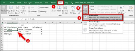 Freeze A Row In Excel Freeze Rows And Columns 2024