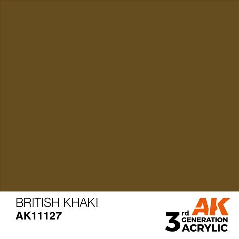 British Khaki Standard Geek Tintas