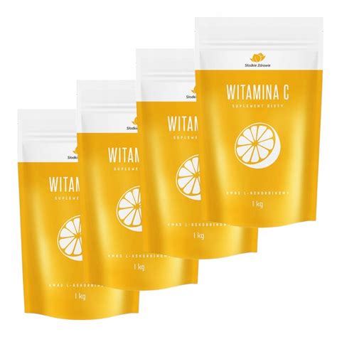 Witamina C Do Basenu 4x 1kg 100 CZYSTY Kwas L Askorbinowy 15202428840