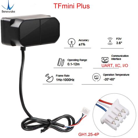 Benewake TFmini S TFmini Plus Lidar Range Finder Sensor Module Single Point Micro Ranging