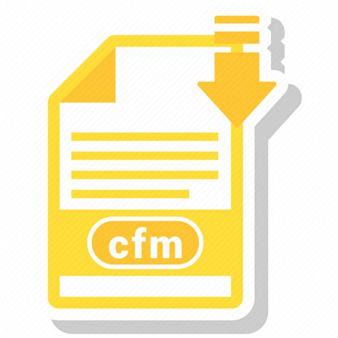 Cfm Document Extension Type Icon Download On Iconfinder