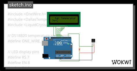 Simulasi Pendeteksi Suhu Wokwi Esp32 Stm32 Arduino Simulator