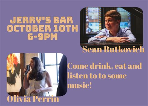 Olivia Perrin And Sean Butkovich At Jerrys Bar Philly Jazz Scene
