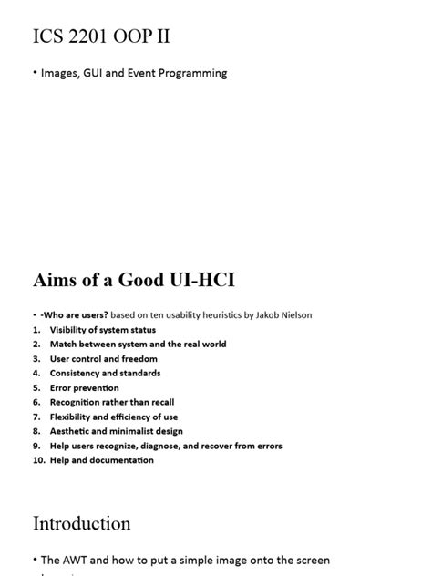 Ics 2201 Images And Gui Programming Pdf Method Computer Programming Integer Computer