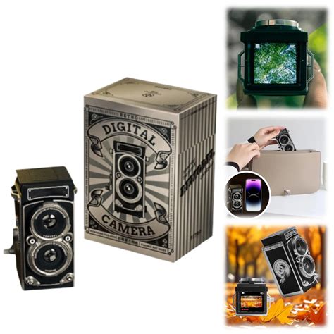 Digital Vintage Mini Camera 1080p Fhd Video 12mp Autofocus Point And Shoot Digital Camera