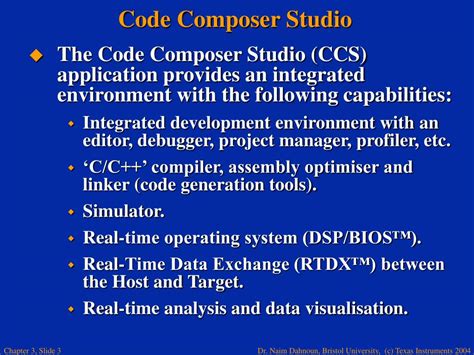 PPT Chapter 3 Code Composer Studio And The DSKs DSK6711 DSK6713 And DSK6416 PowerPoint