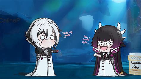 Why Eula Looks Similar To Arlecchino Comic By Pizzaceline05 R Eulamains