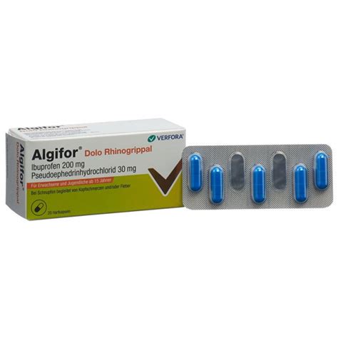 Alor Dolo Rhinogrippal Капсулы 20 шт