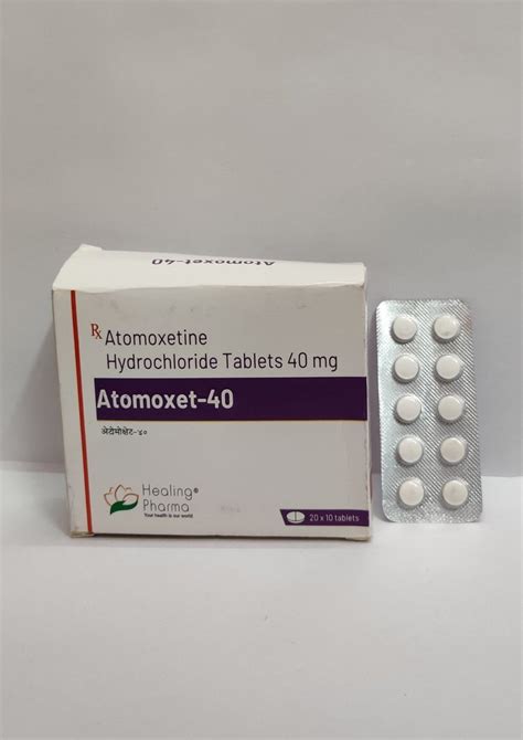 Atomoxetine Hydrochloride Tablets 1x10 Prescription At ₹ 240 Strip In