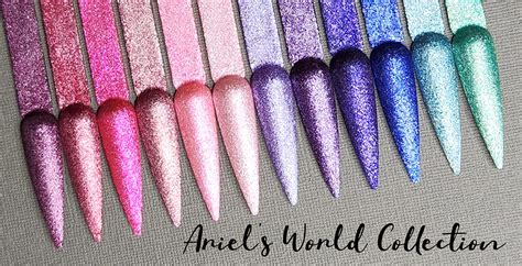 Gel Polish Ariels World Collection Colour Me Pretty Nails