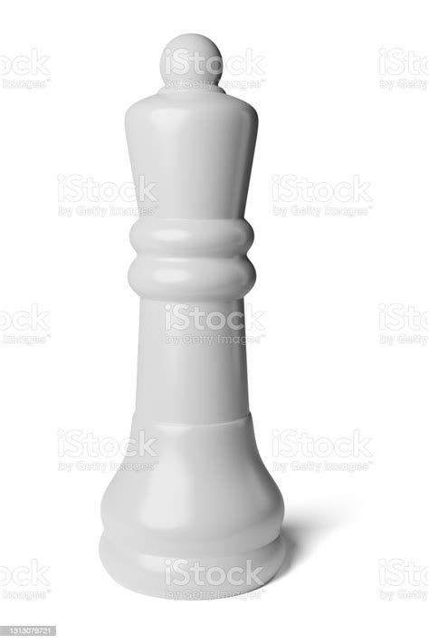 흰색 체스 여왕 조각 흰색에 고립 3d 렌더링 0명에 대한 스톡 사진 및 기타 이미지 0명 3차원 형태 고립 색상