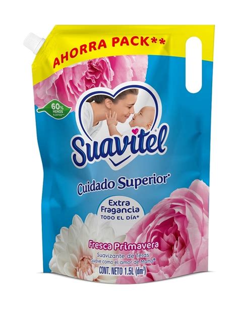 Suavizante Suavitel Cuidado Superior Fresca Primavera 1 5L A Domicilio