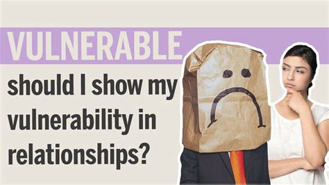 Should You Show Your Vulnerability In Relationships Psychoanalyst Explains YouTube