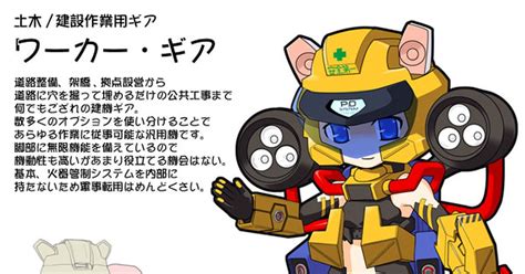 メカ娘 Pdワーカーギア なりゃーのイラスト Pixiv