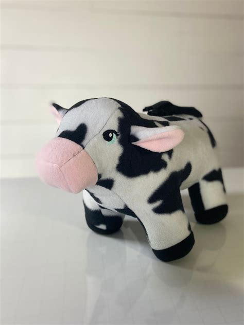 Plush Dairy Cow Etsy