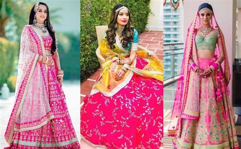 Rani Pink Lehenga Combination Dresses Images 2022