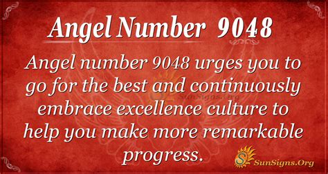 Angel Number 9048 Meaning: Go For The Best - SunSigns.Org