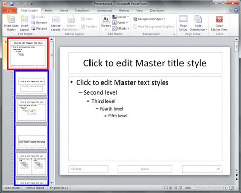 Add New Slide Layouts In PowerPoint For Windows