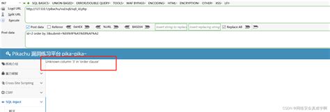 Pikachu靶场—sql注入通关pikachusql注入闯关 Csdn博客