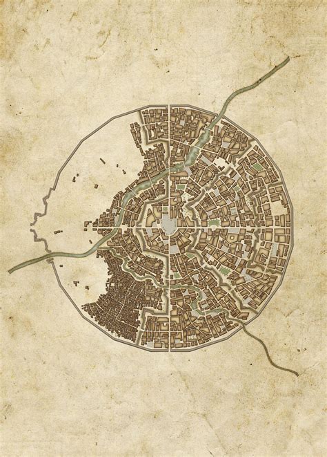 Steampunk City Map Dnd Steampunk Names City Floating Map Dnd Town