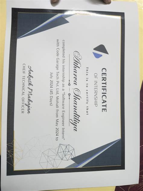 Atharva Shandilya On Linkedin Internship Learning Growth Grateful