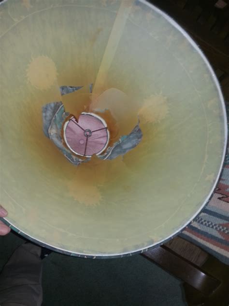 Lampshade Repair Lampshade Restored Silk Sunshine Contemporary Shade