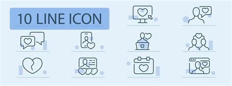 Premium Vector Dating Site Line Icon Userfriendly Interface Advanced