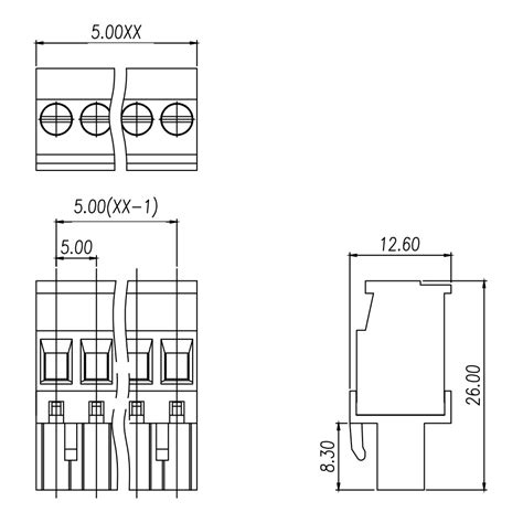 Fpc2 5 Xx 500 03 Plug In Terminal Block
