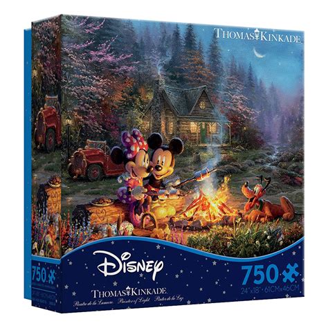 Puzzle Ceaco Thomas Kinkade Disney Dreams 750 Piezas Fogata