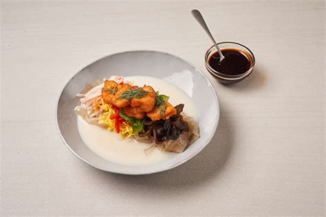 식약처 해산물 완자볼을 곁들인 양장피 콩국수