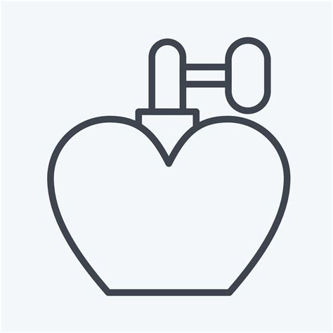 Icon Cologne Spray Suitable For Barbershop Symbol Line Style Simple