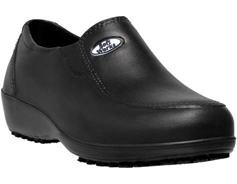 Sapato Feminino Lady Works Antiderrapante Preto BB95 Soft Works EPI