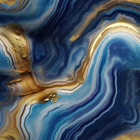 Premium Photo Turquoise Geode Pattern