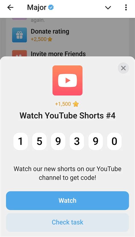 Major Youtube Shorts Code 20 September Ayo Ikuti Gamenya